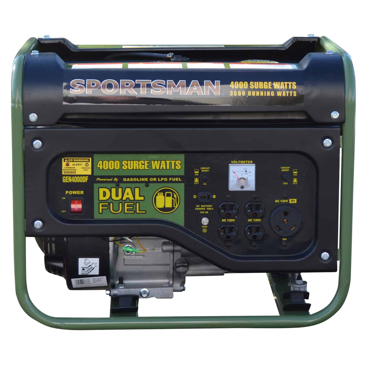 4000 Dual Fuel Generator