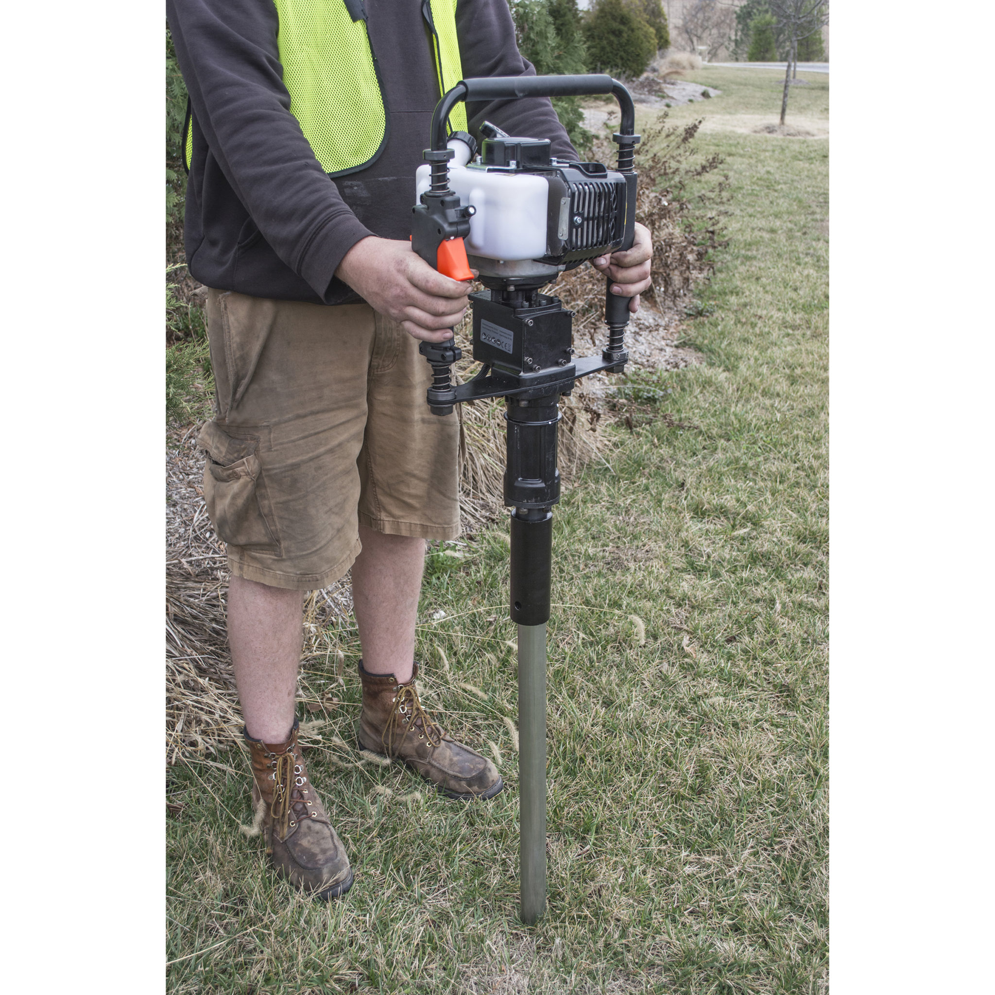 Gas Powered T-Post Driver - Sportsman Earth Series