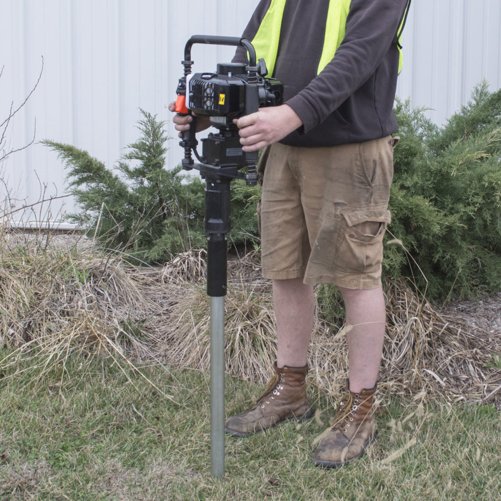 Gas Powered T-Post Driver - Sportsman Earth Series