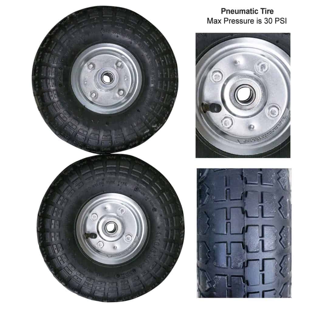 10 inch Pneumatic Tires Set of 2 - Buffalo Tools - BuffaloCorpStore.com