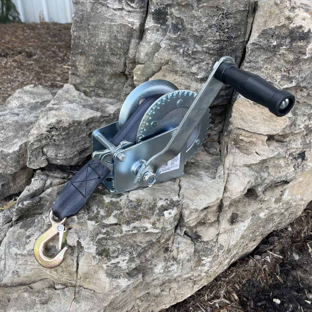 1400 lbs Hand Winch