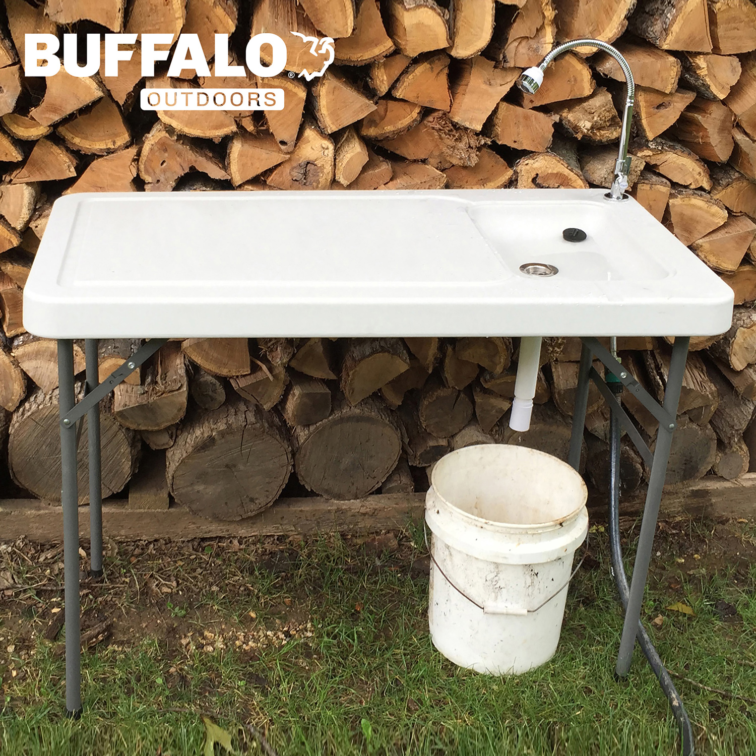 Buffalo Outdoors Folding Fish Table With Faucet - Buffalo Corp