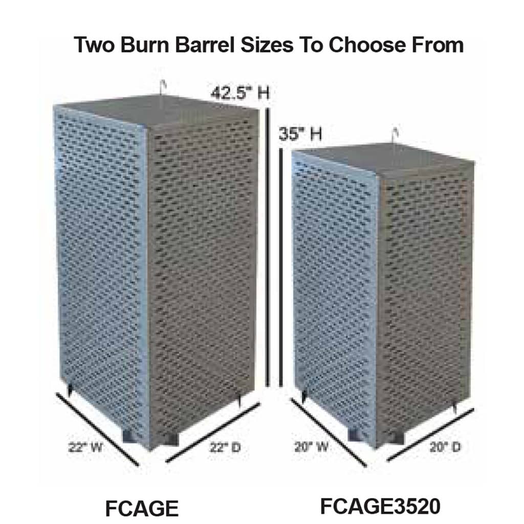 Folding Burn Cage