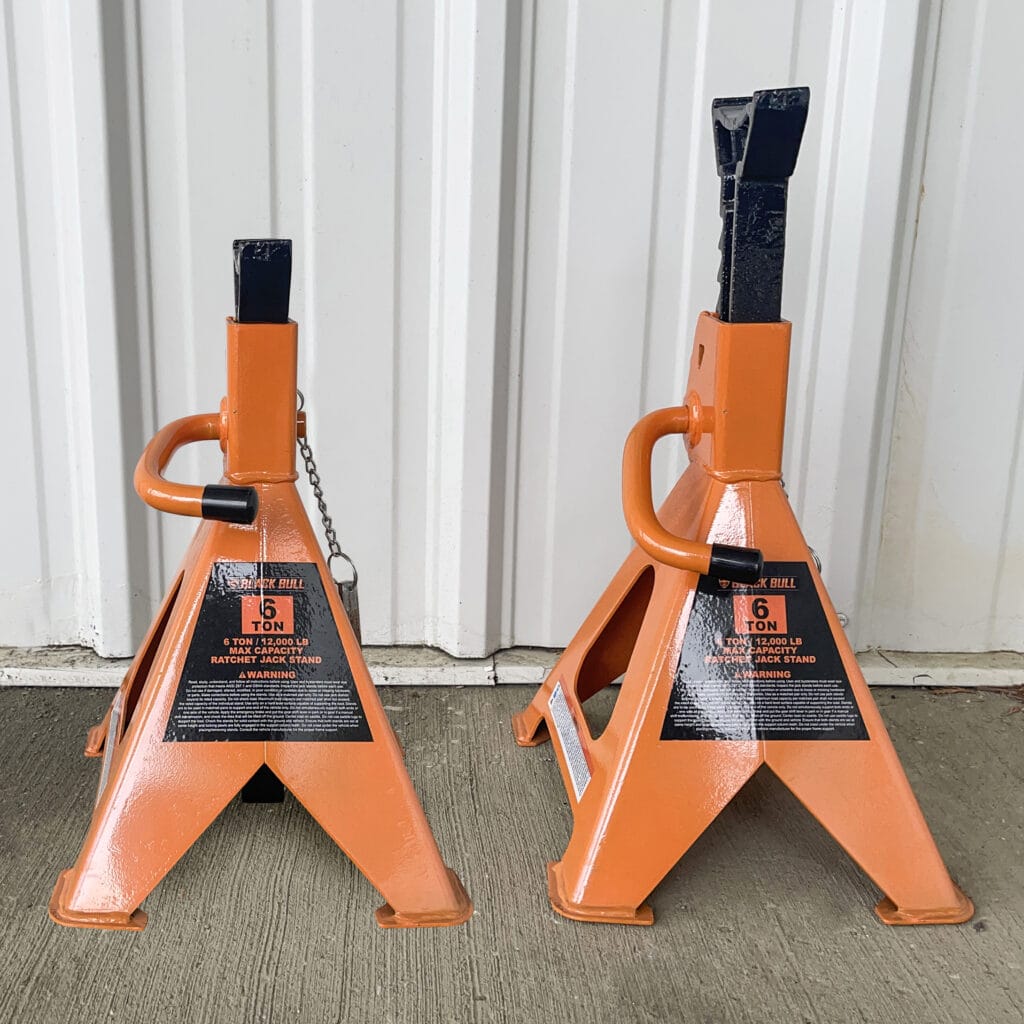 6 Ton Jack Stand 2 Piece Set - Black Bull - BuffaloCorpStore.com